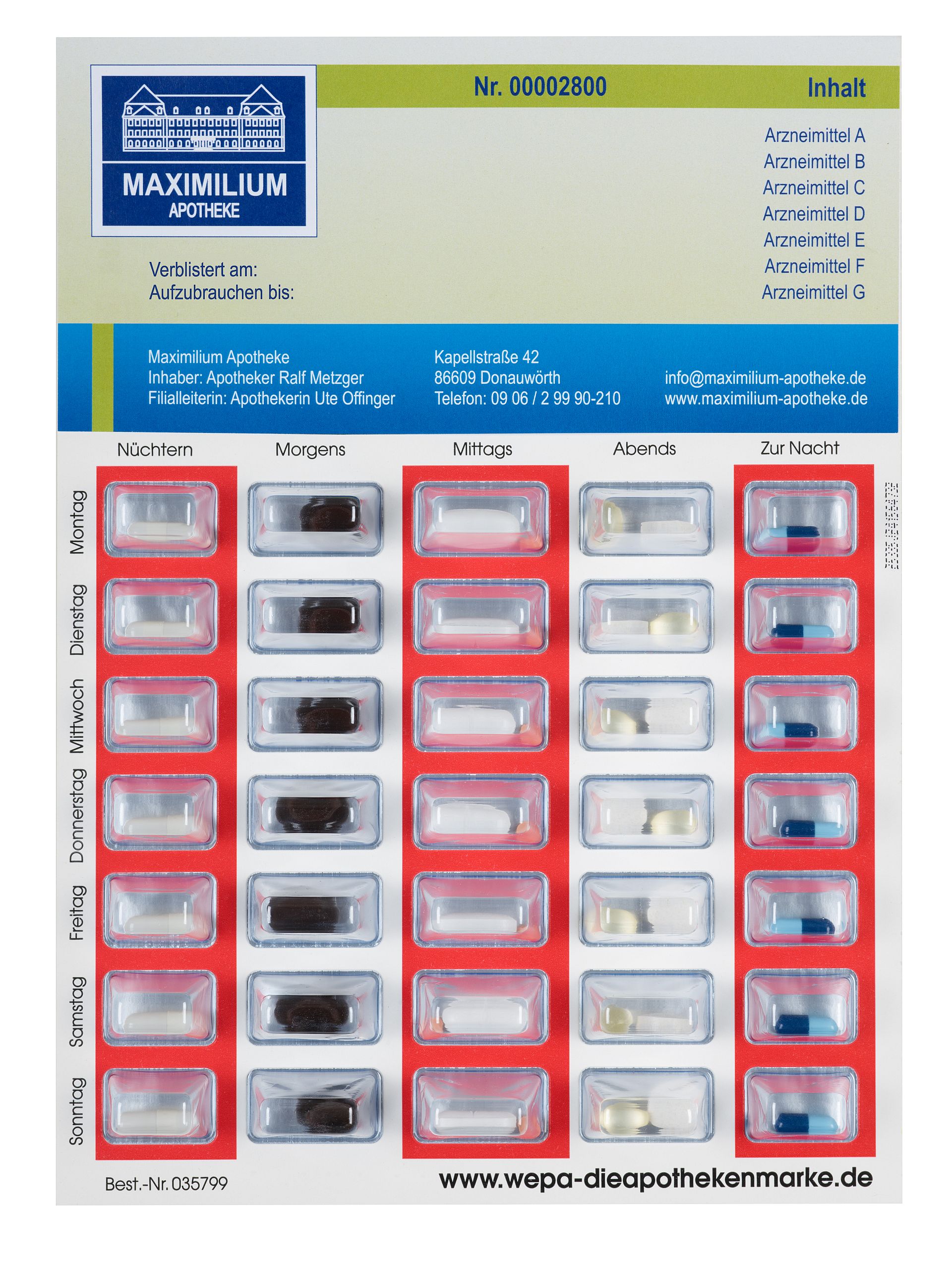 Leistungen der Maximilium Apotheke